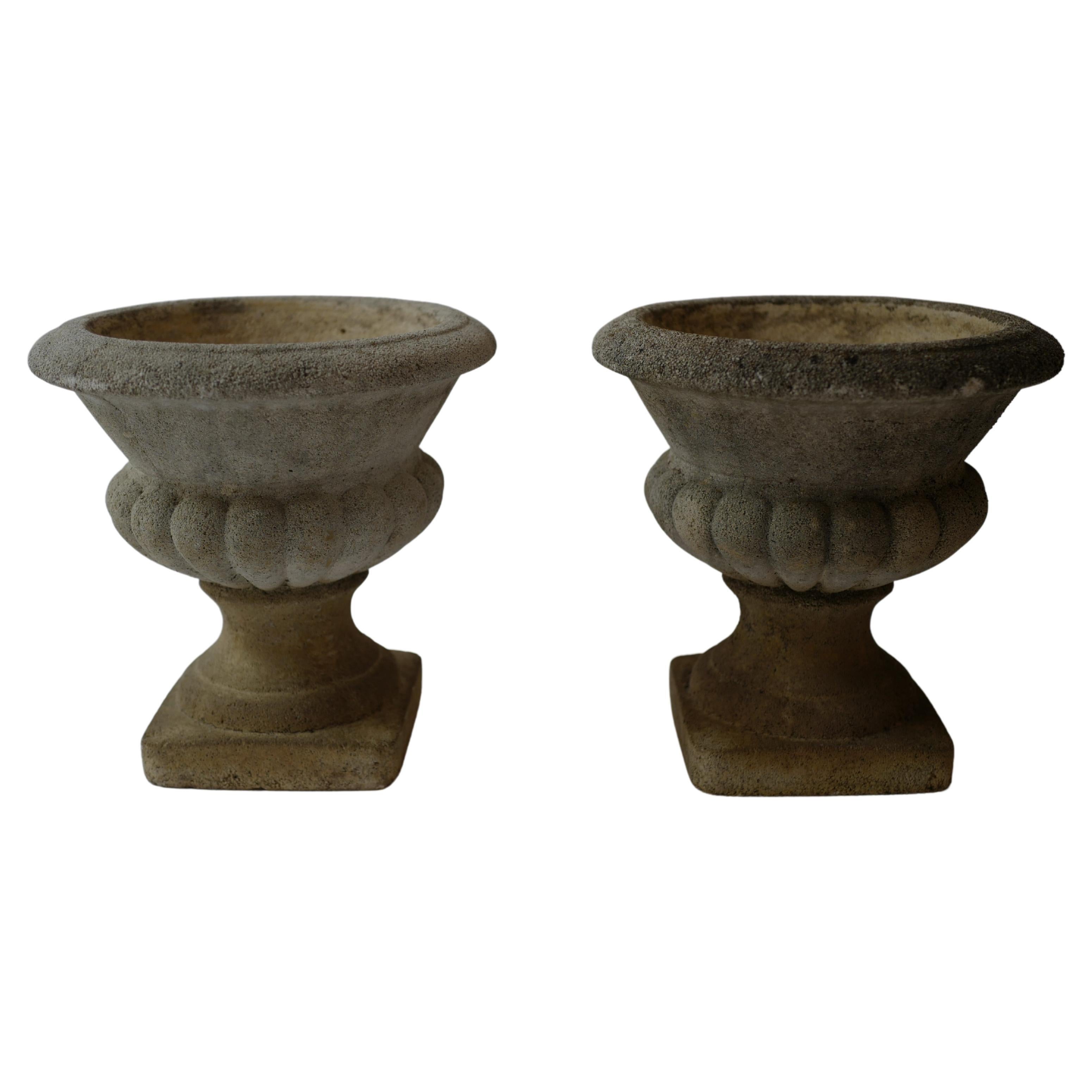 Pair of French Stone Vessels For Sale at 1stDibs