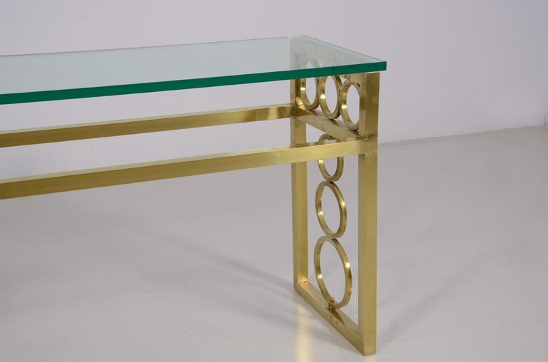 Pair of French Very Decorative Bronze Console Tables For Sale at 1stDibs