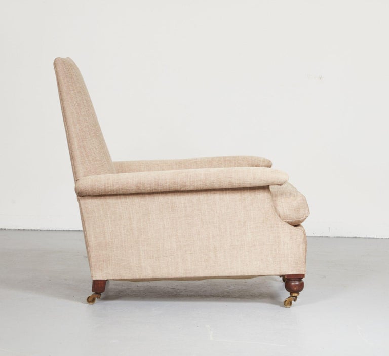 Pair of Generously Proportioned English Country House Club Chairs For ...