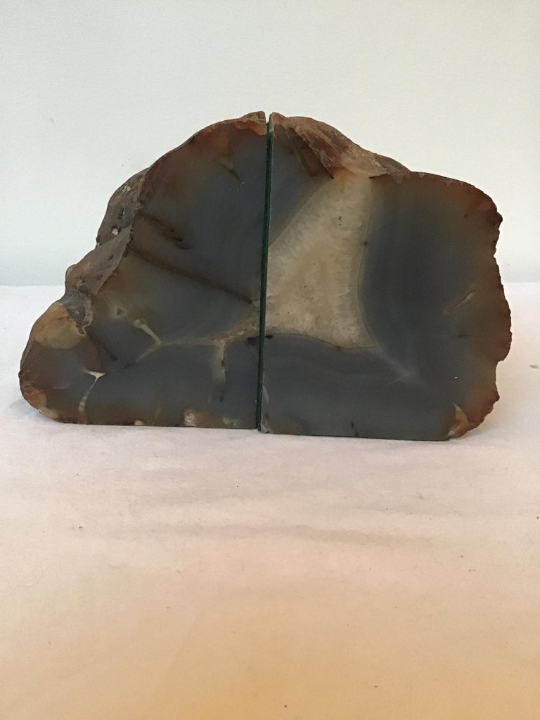 Pair of Geode Bookends at 1stDibs