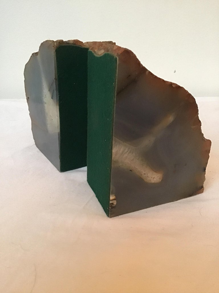 Pair of Geode Bookends at 1stDibs
