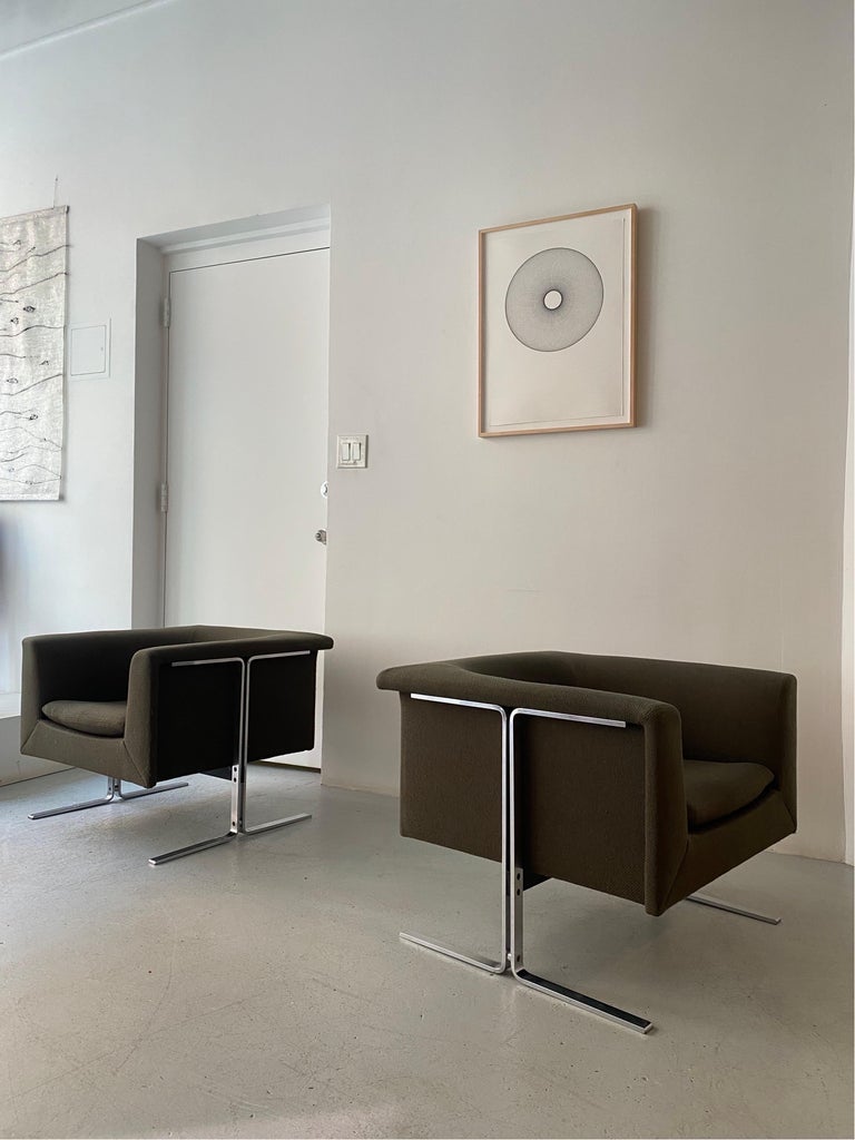 Pair of Geoffrey Harcourt Chairs for Artifort, 1960s For Sale at 1stDibs