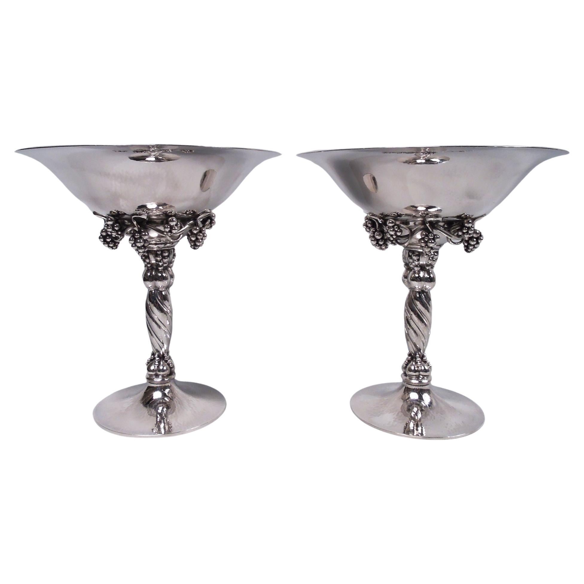 Vintage Georg Jensen “Princess” Compote 252 by Johan Rohde For Sale at ...