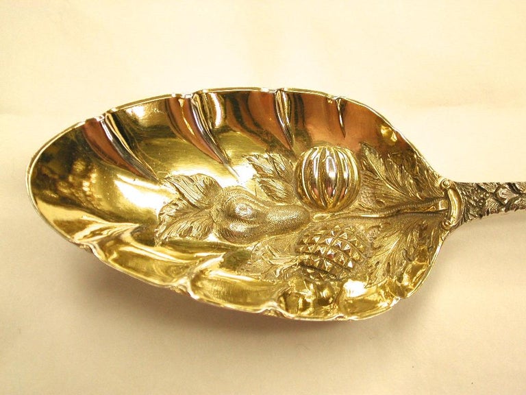 Pair of George 111 Silver Berry Spoons, Exeter, 1809 at 1stDibs