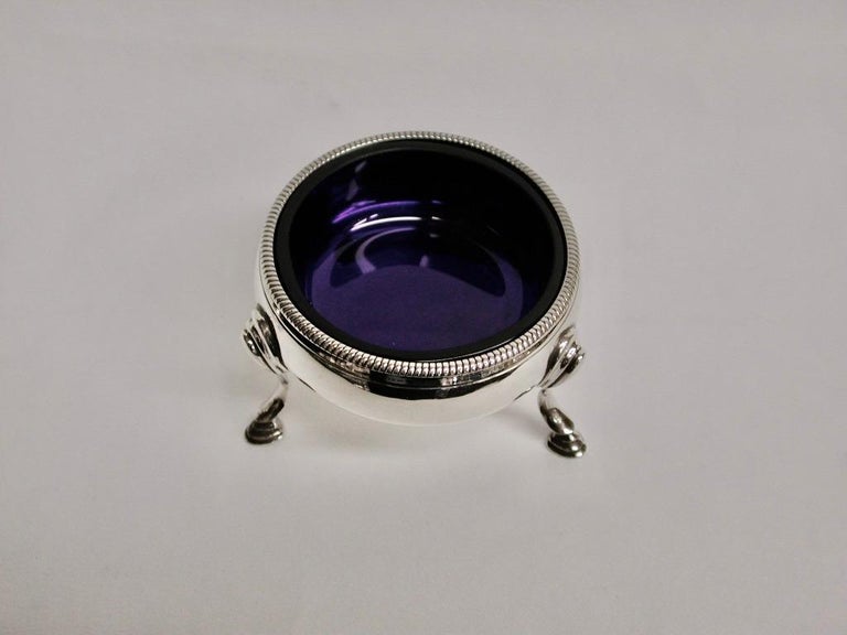 Pair of George 111 Silver Salt Cellars, Thomas Sharratt, London, 1784 ...