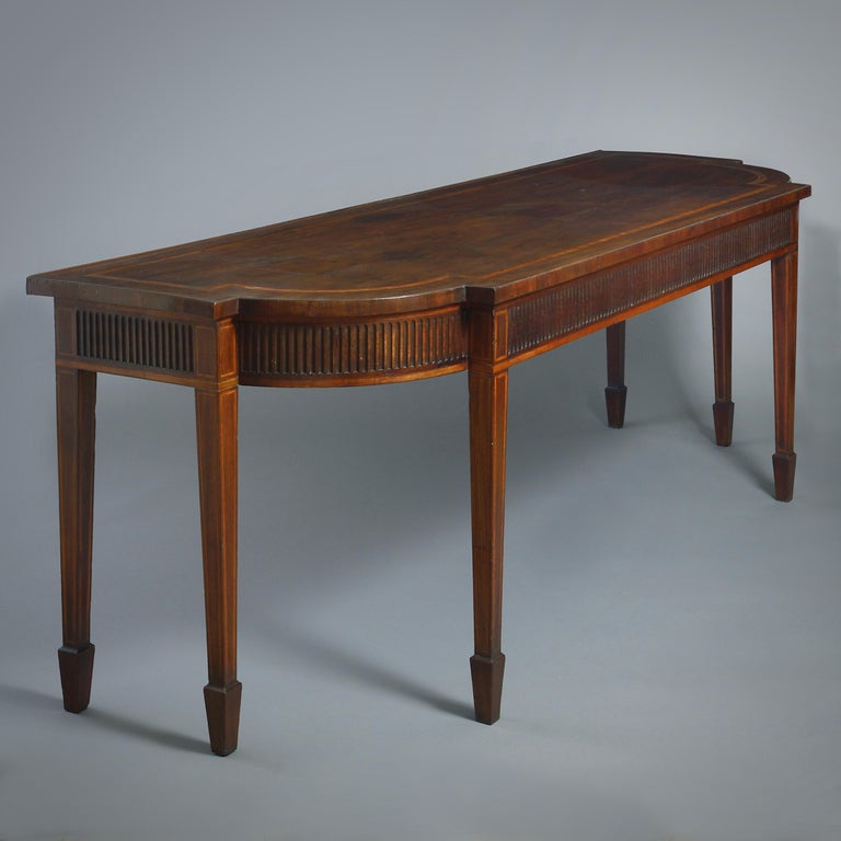 Pair of George III Mahogany Side Tables For Sale at 1stDibs