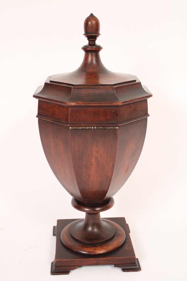 Pair of George III Style Mahogany Knife Boxes For Sale at 1stDibs