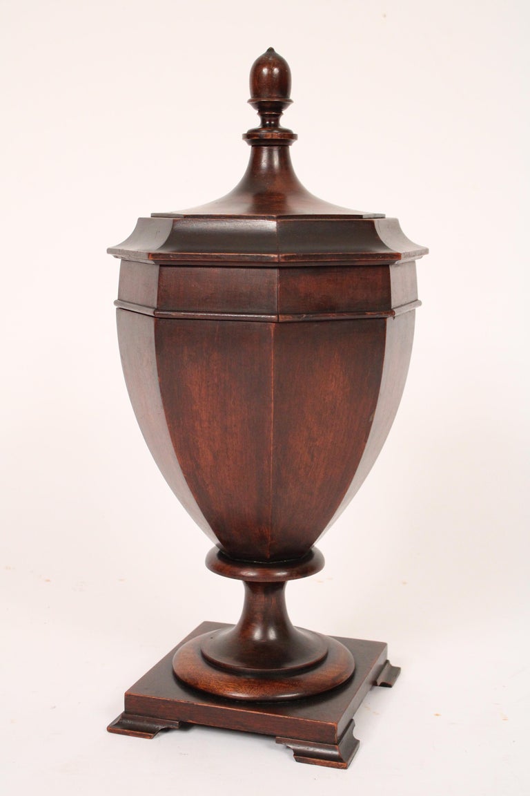Pair of George III Style Mahogany Knife Boxes For Sale at 1stDibs