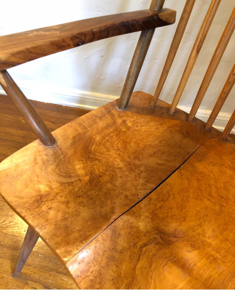 Pair of George Nakashima Style "New" Amrchairs at 1stDibs
