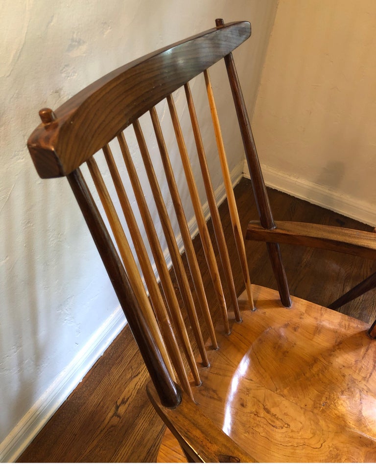 Pair of George Nakashima Style "New" Amrchairs at 1stDibs