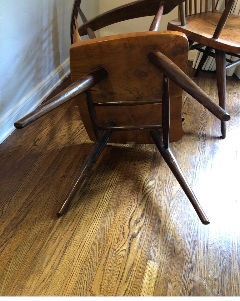 Pair of George Nakashima Style "New" Amrchairs at 1stDibs