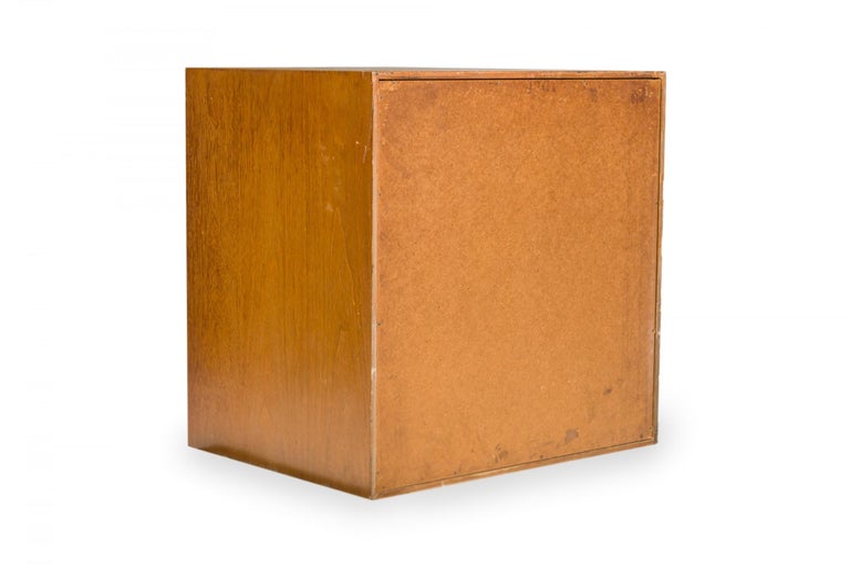 Pair of George Nelson for Herman Miller Walnut Veneer 4-Drawer Commodes ...