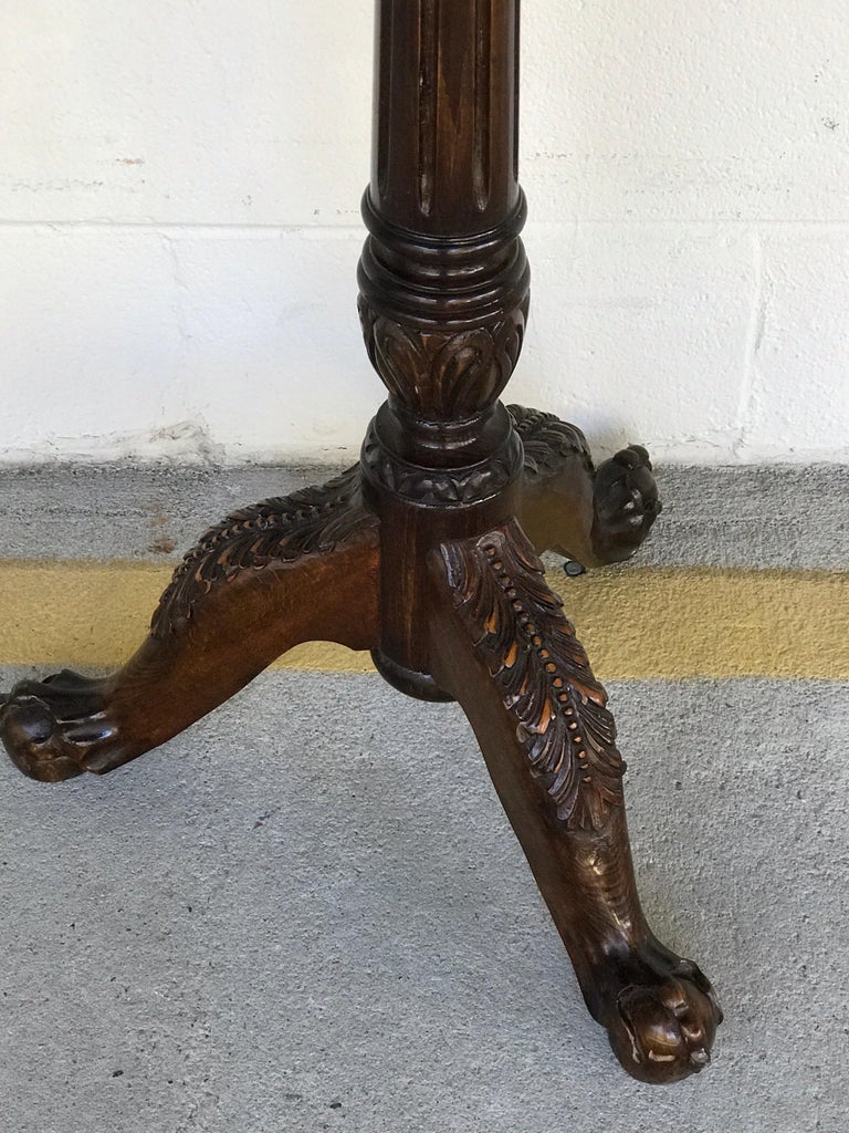 Pair of Georgian Style Mahogany Gallery Tables For Sale at 1stDibs