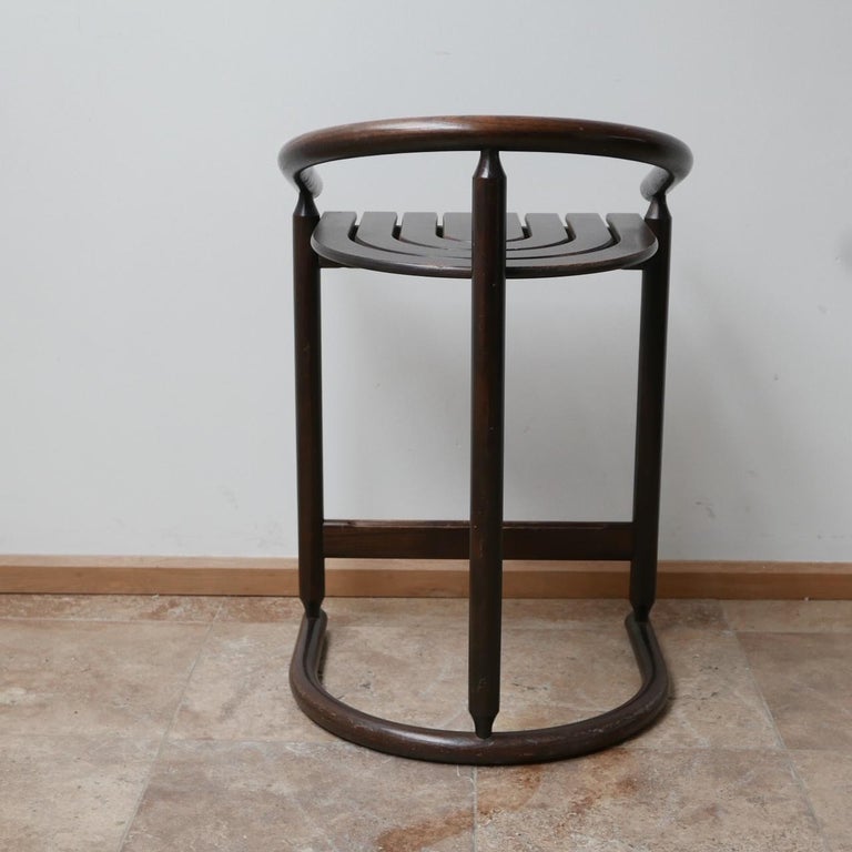 Pair of German Bentwood Mid-Century Bar Stools ''2'' For Sale at 1stDibs