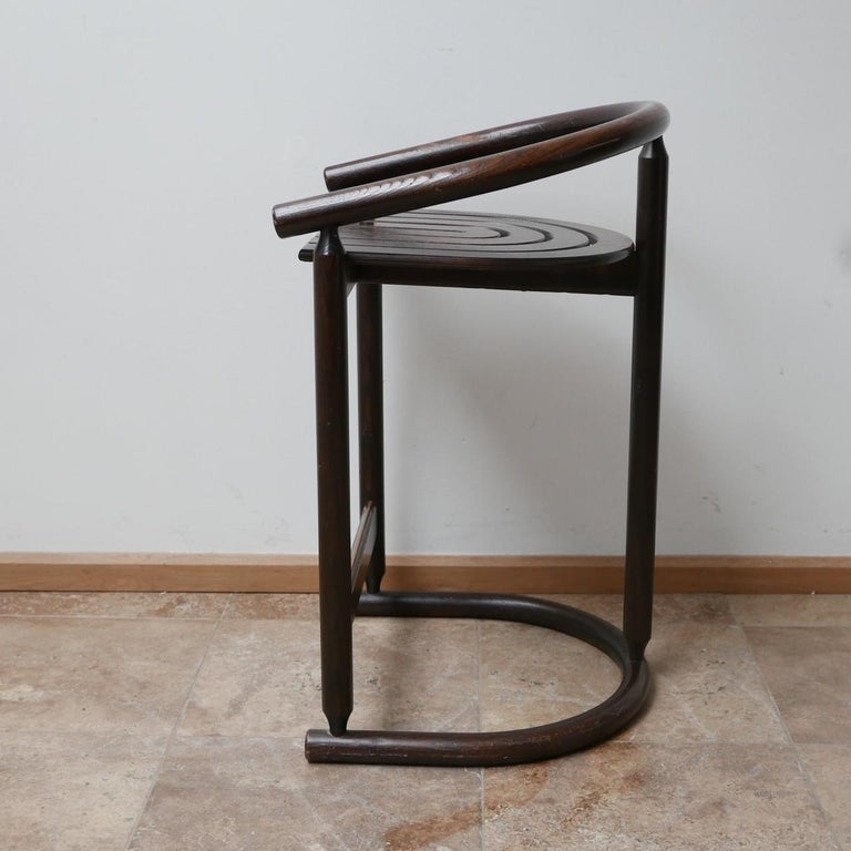 Pair of German Bentwood Mid-Century Bar Stools ''2'' For Sale at 1stDibs