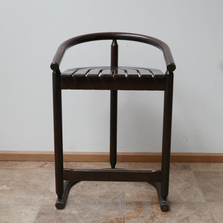 Pair of German Bentwood Mid-Century Bar Stools ''2'' For Sale at 1stDibs
