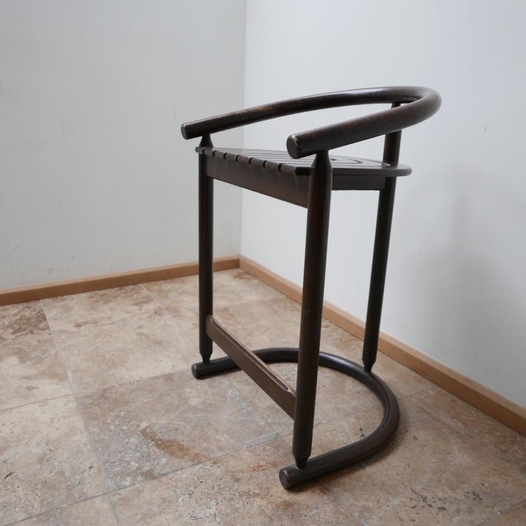 Pair of German Bentwood Mid-Century Bar Stools ''2'' For Sale at 1stDibs