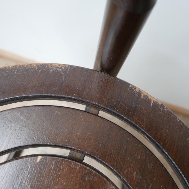 Pair of German Bentwood Mid-Century Bar Stools ''2'' For Sale at 1stDibs