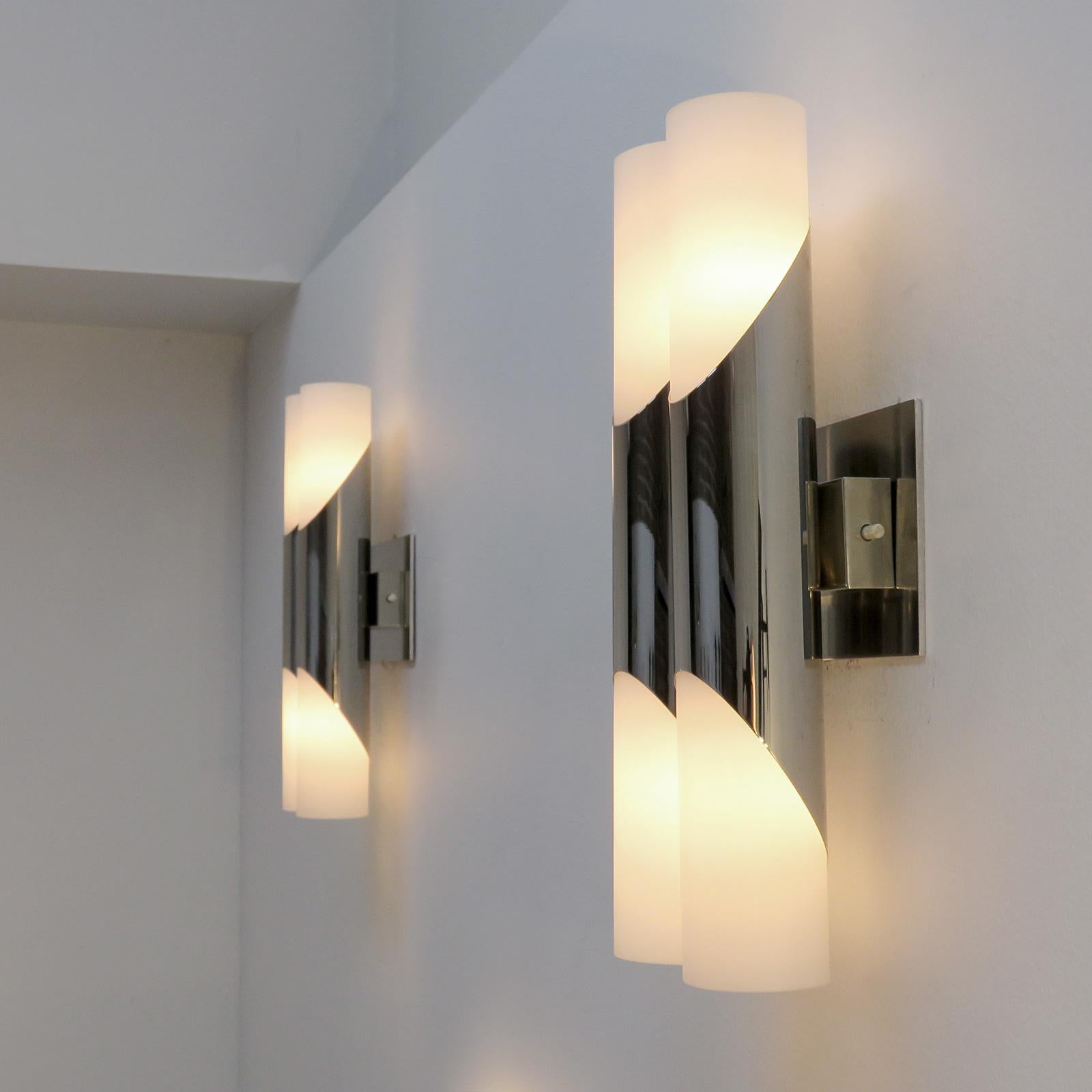 Pair of German Double Wall Lights at 1stDibs