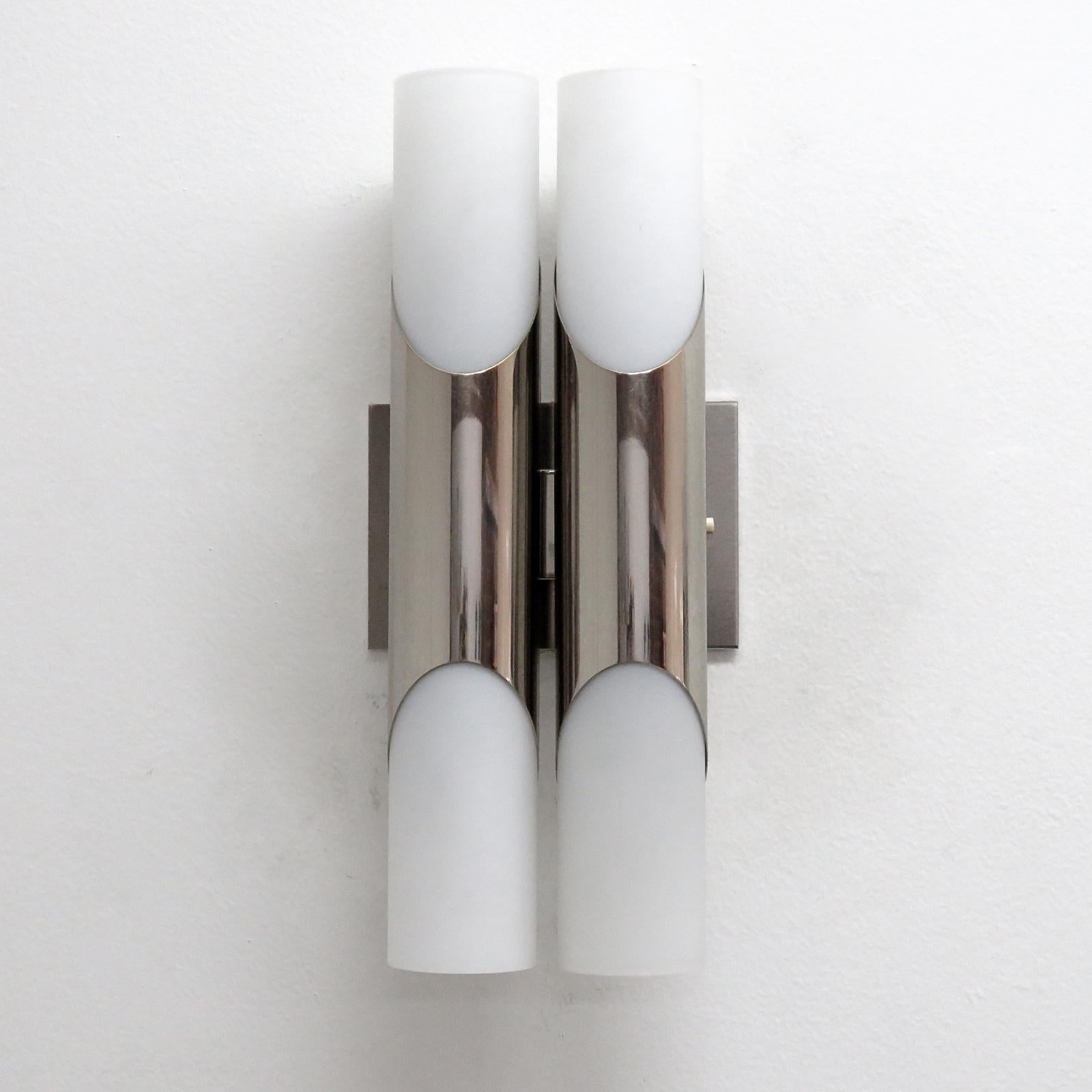 Pair of German Double Wall Lights at 1stDibs