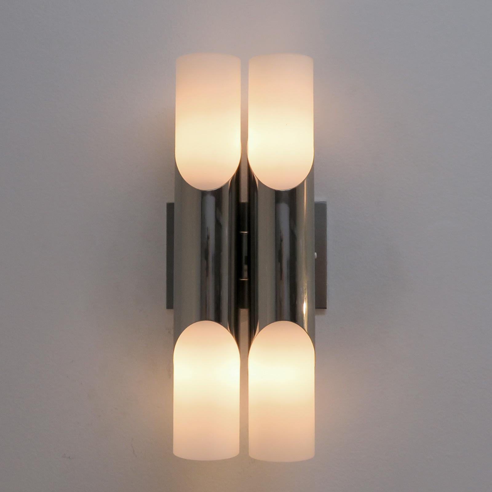 Pair of German Double Wall Lights at 1stDibs
