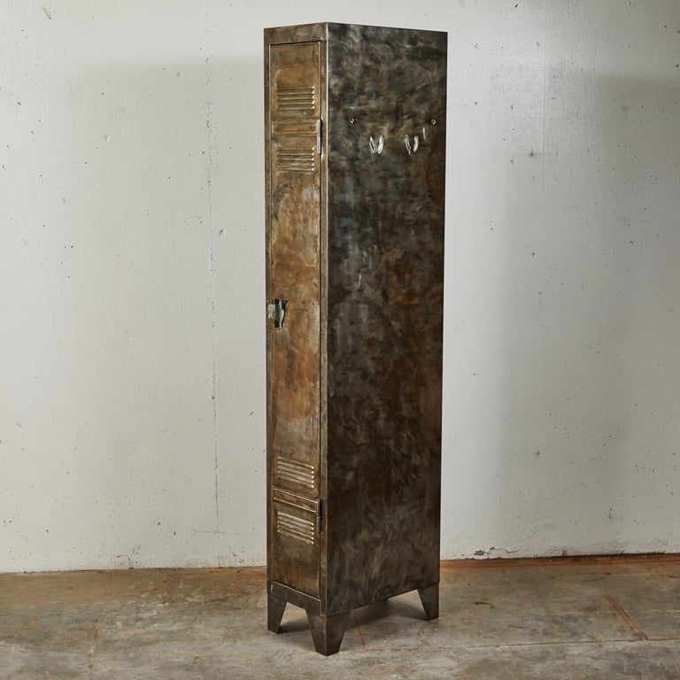 Pair of German Industrial Metal Lockers, circa 1940 at 1stDibs ...