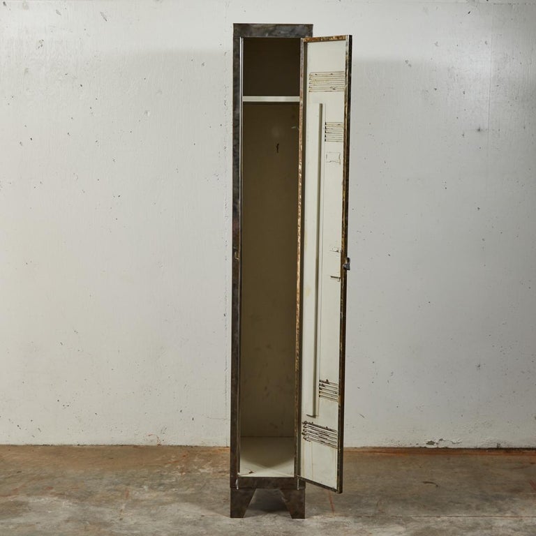 Pair of German Industrial Metal Lockers, circa 1940 at 1stDibs ...