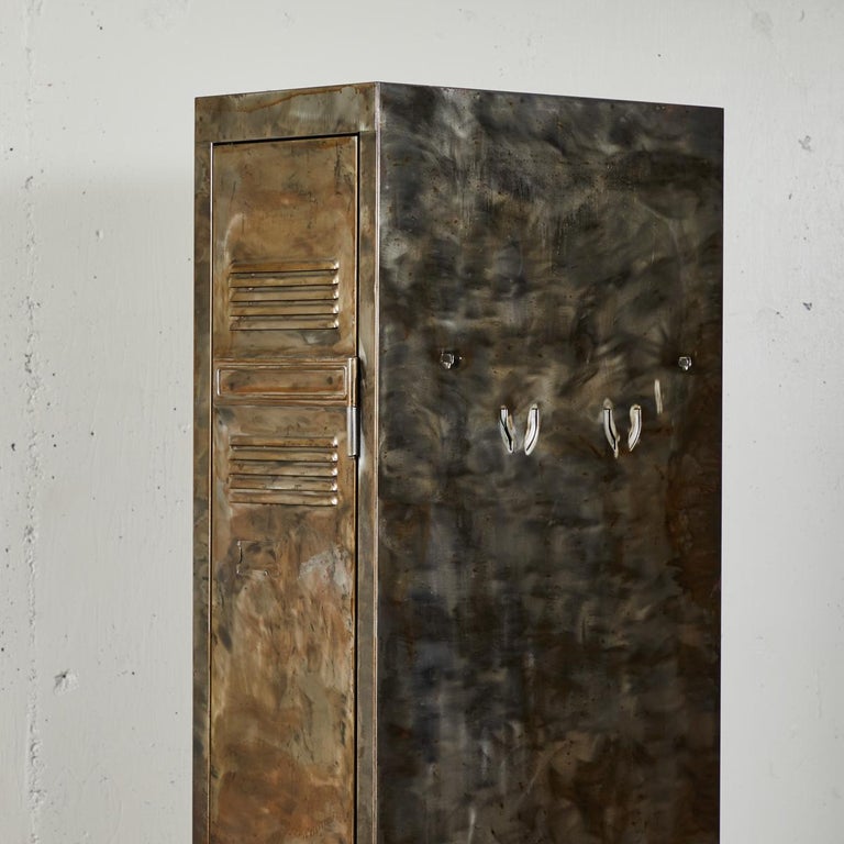 Pair of German Industrial Metal Lockers, circa 1940 at 1stDibs ...