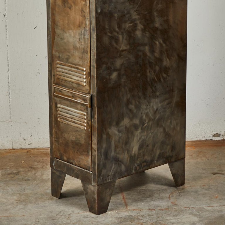 Pair of German Industrial Metal Lockers, circa 1940 at 1stDibs ...