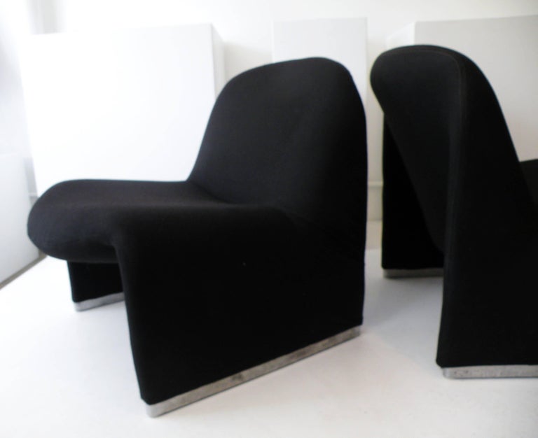 Pair of Giancarlo Peretti for Castelli Italy “Alky“ Lounge Chairs at ...