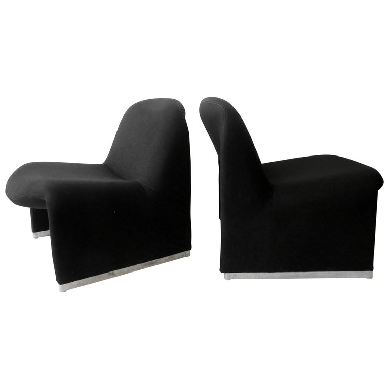 Pair of Giancarlo Peretti for Castelli Italy “Alky“ Lounge Chairs at ...