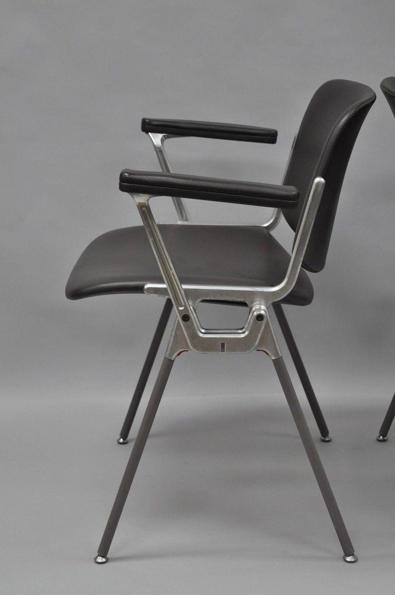 Pair of Giancarlo Piretti for Castelli Armchairs Italian Mid-Century ...