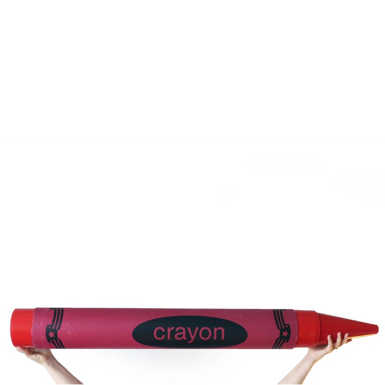 Pair of Giant Yellow and Red Crayons at 1stDibs | red and yellow ...
