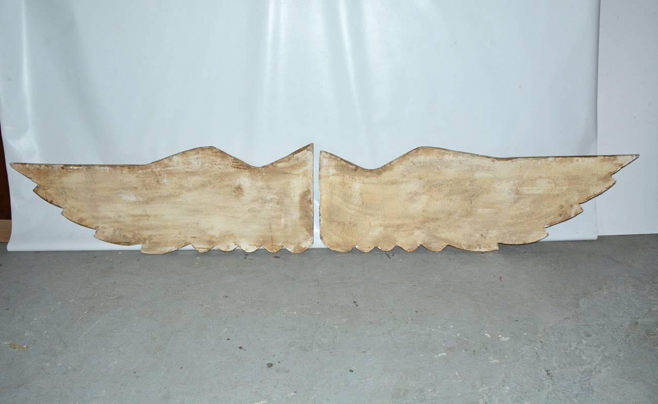 Pair of Gilded Angel Wings at 1stDibs | pair of angel wings