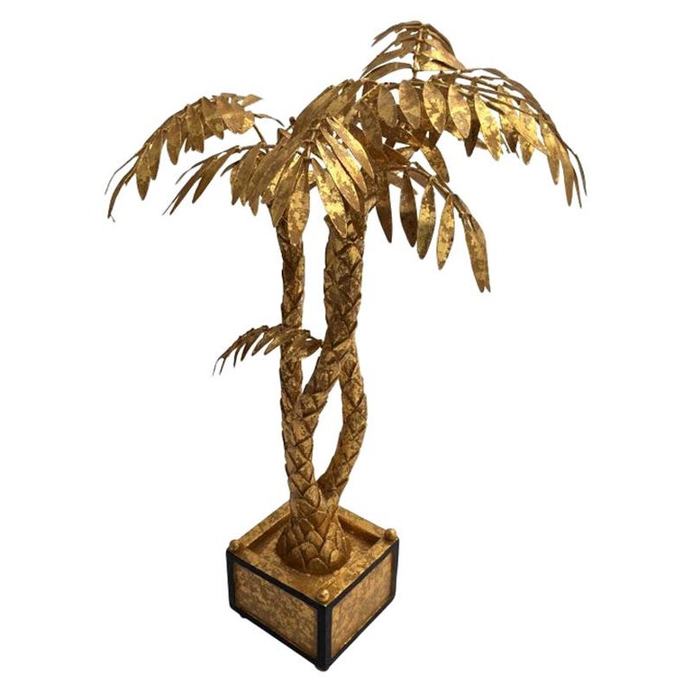 Pair of Gilded Palm Tree Center Piece, Hand Craft Work Elegant and ...