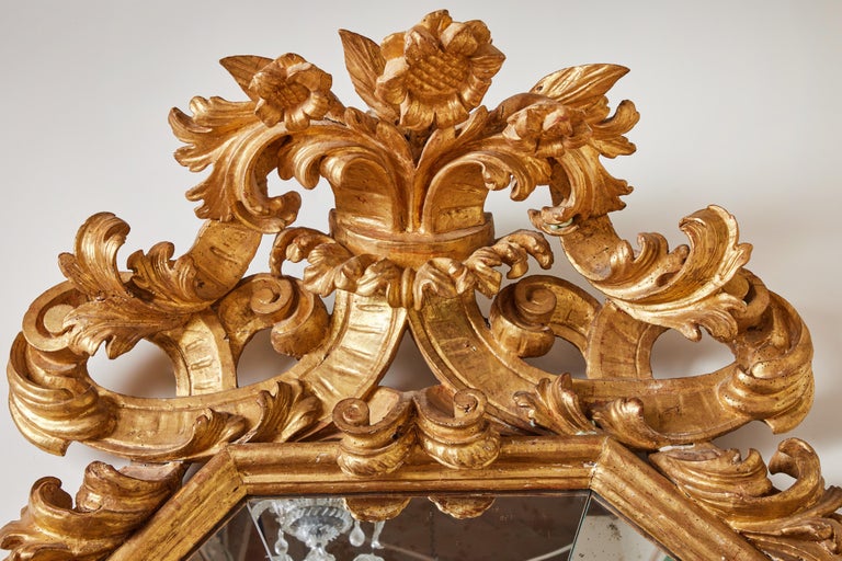 Pair of Gilded Roman Mirrors For Sale at 1stDibs