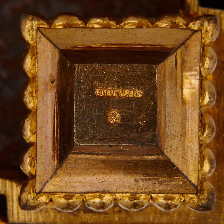 Pair of Gilt-Bronze Mounted Sèvres Porcelain Lamp Bases by Picard For ...