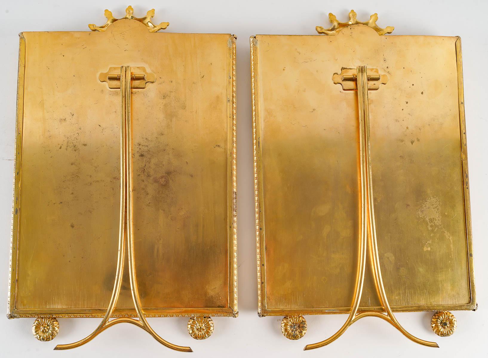 Pair of Gilt Bronze Photo Frames. For Sale at 1stDibs