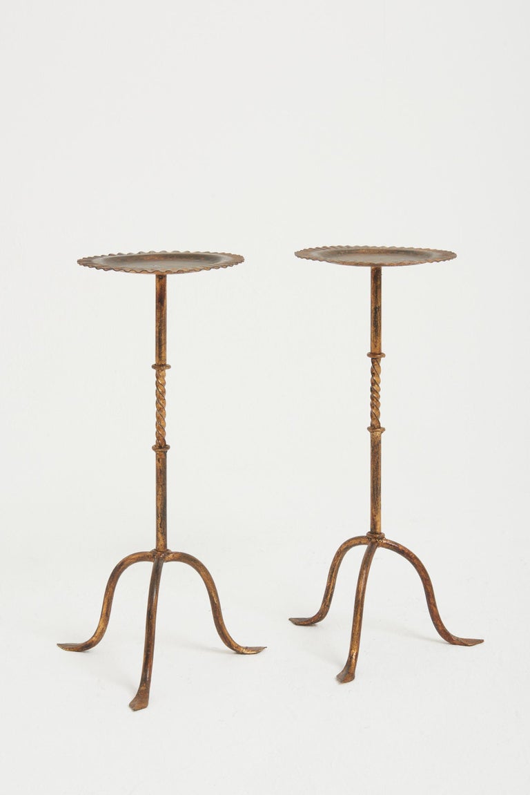 Pair of Gilt Martini Tables For Sale at 1stDibs