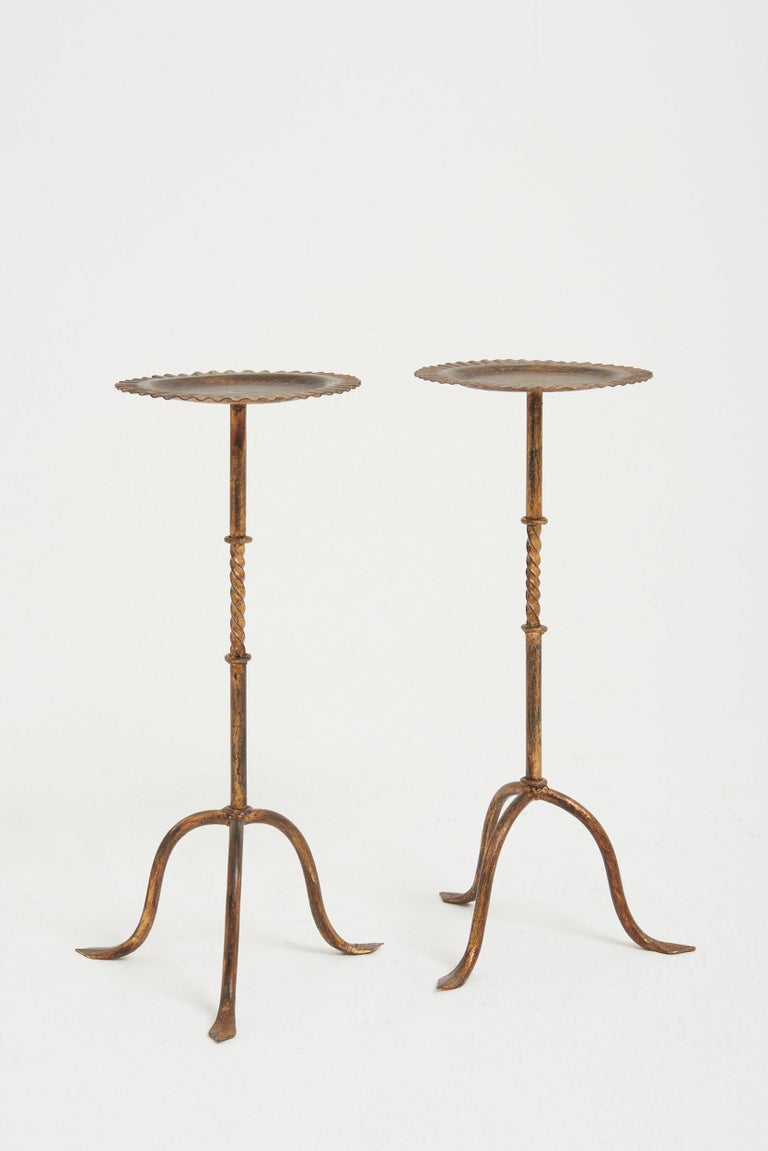 Pair of Gilt Martini Tables For Sale at 1stDibs