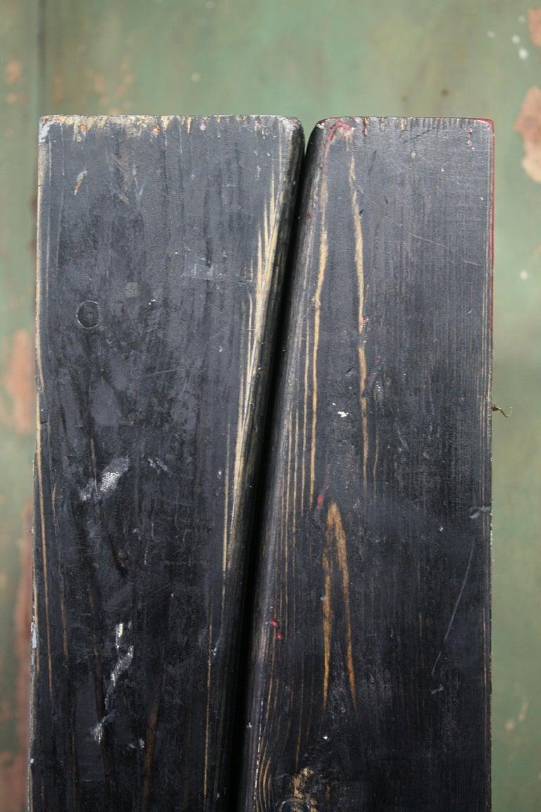 Pair of Glass Optical Distortion Carnival Fairground Mirrors Concave ...