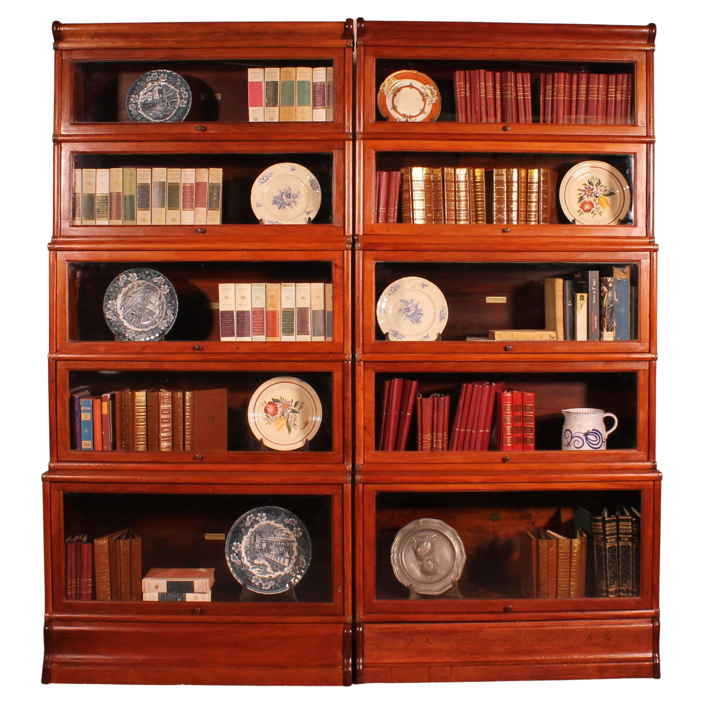 Turn of the Century French Bookcase in Mahogany at 1stDibs