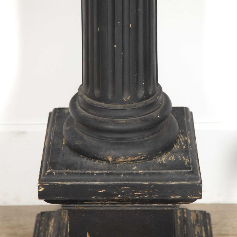 Pair of Globes on Columns For Sale at 1stDibs