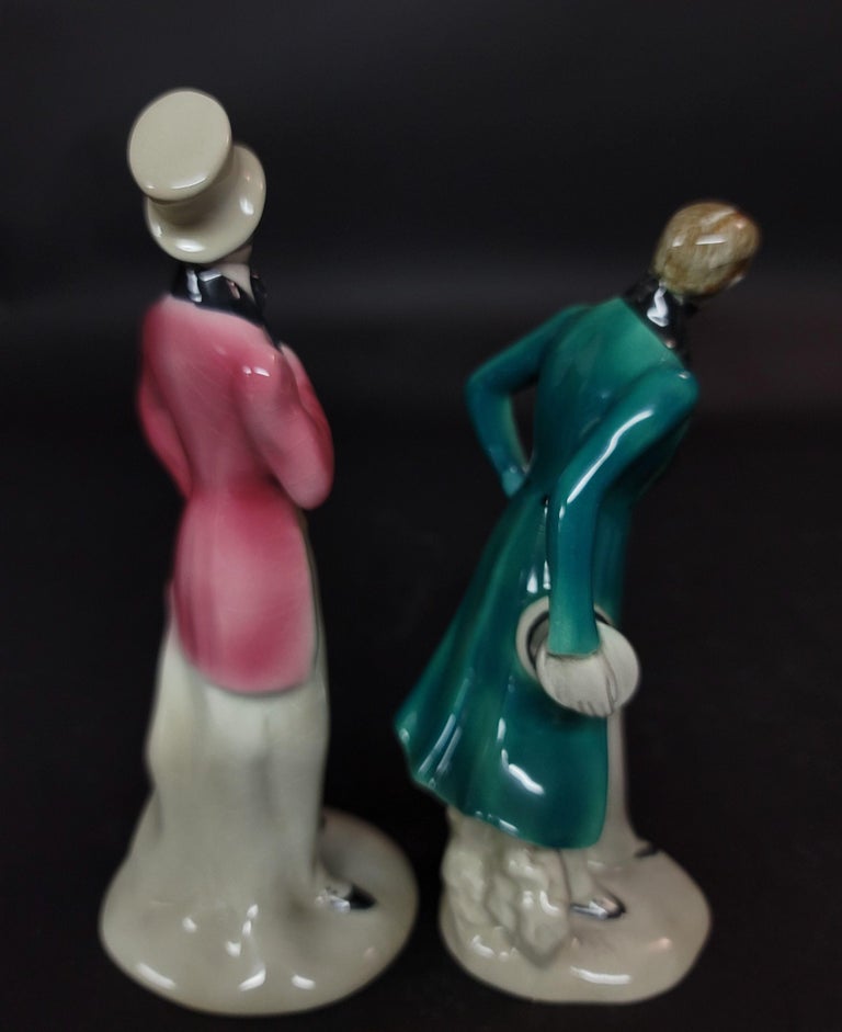 Pair of Goldschneider Figures For Sale at 1stDibs