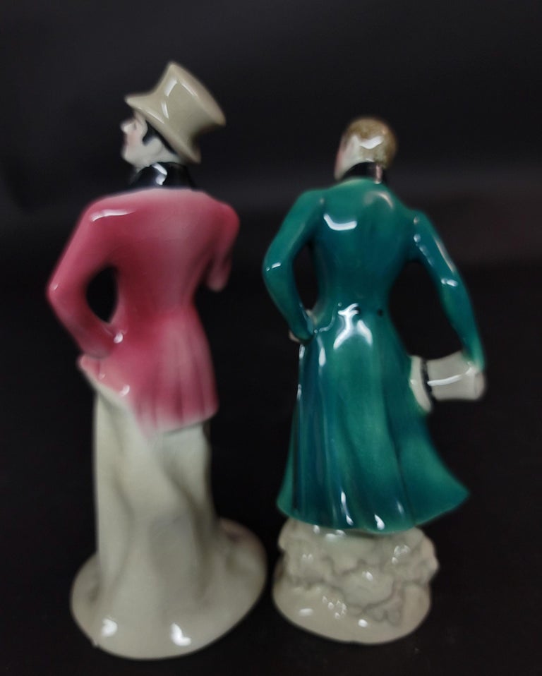 Pair of Goldschneider Figures For Sale at 1stDibs