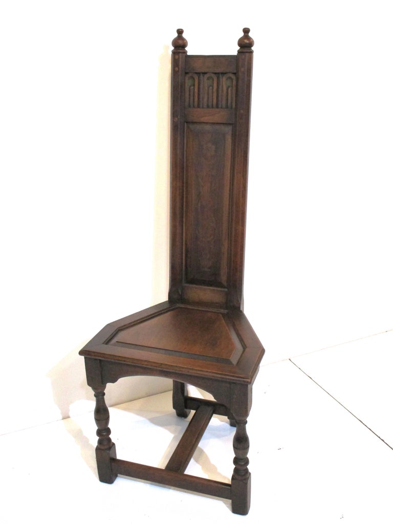 Pair of Gothic Altar Chairs by Kittinger at 1stDibs