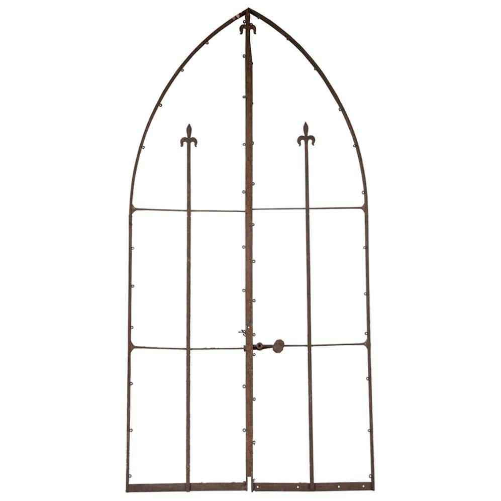 Victorian Gothic Style Oak Garden Gate For Sale at 1stDibs