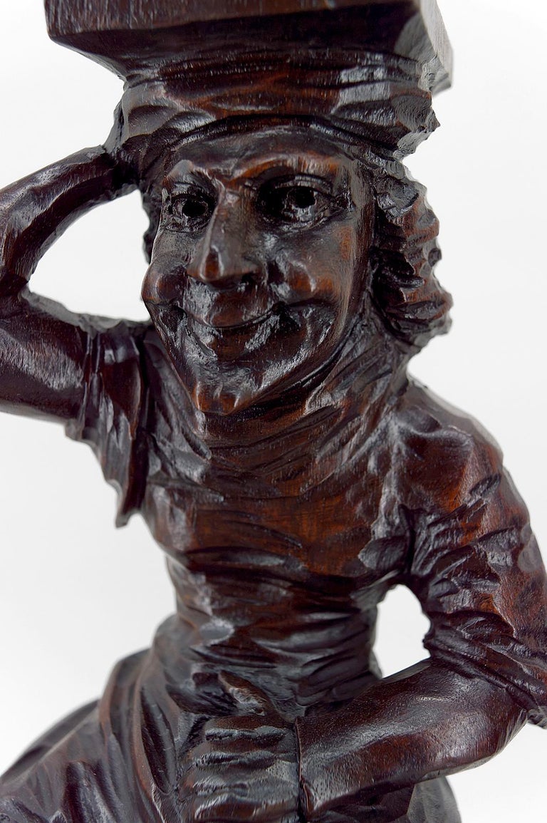 Pair of Gothic Jesters Lamps, France, 19th Century For Sale at 1stDibs