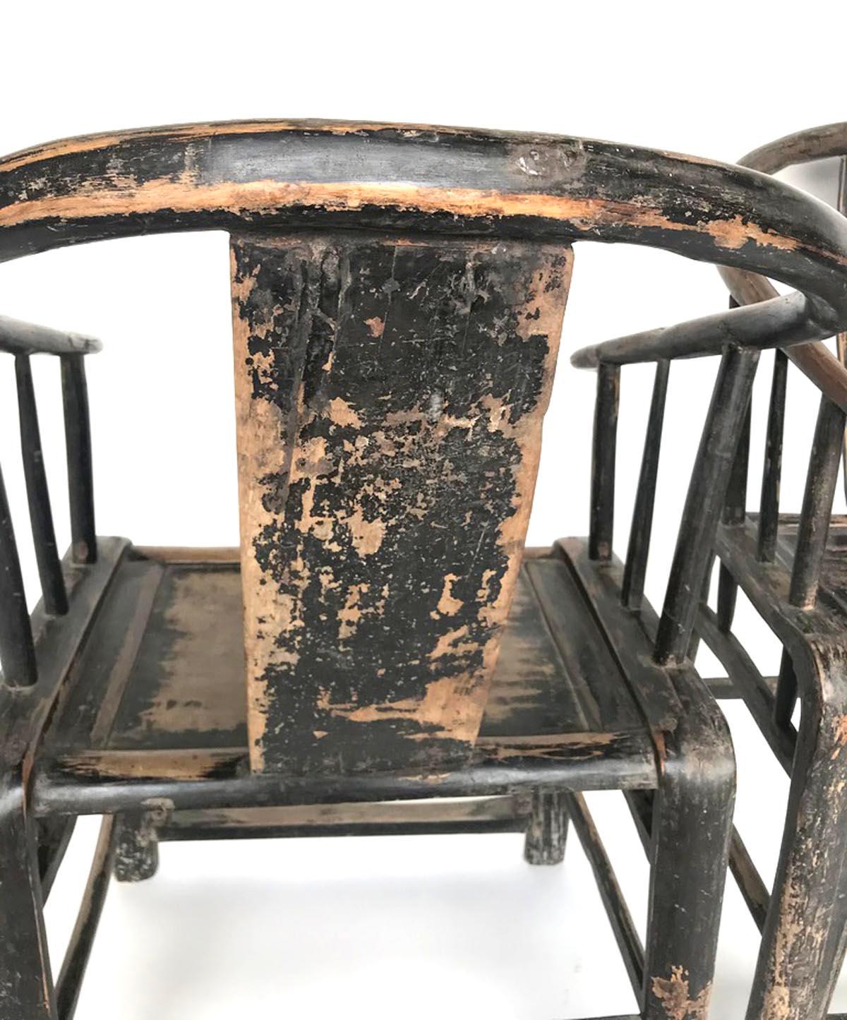 Pair of Graceful Early 19th Century Quing Dynasty Chairs For Sale at ...