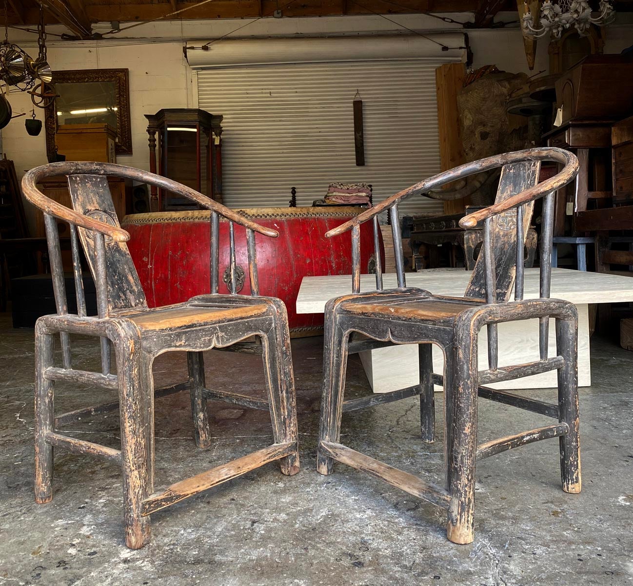 Pair of Graceful Early 19th Century Quing Dynasty Chairs For Sale at ...